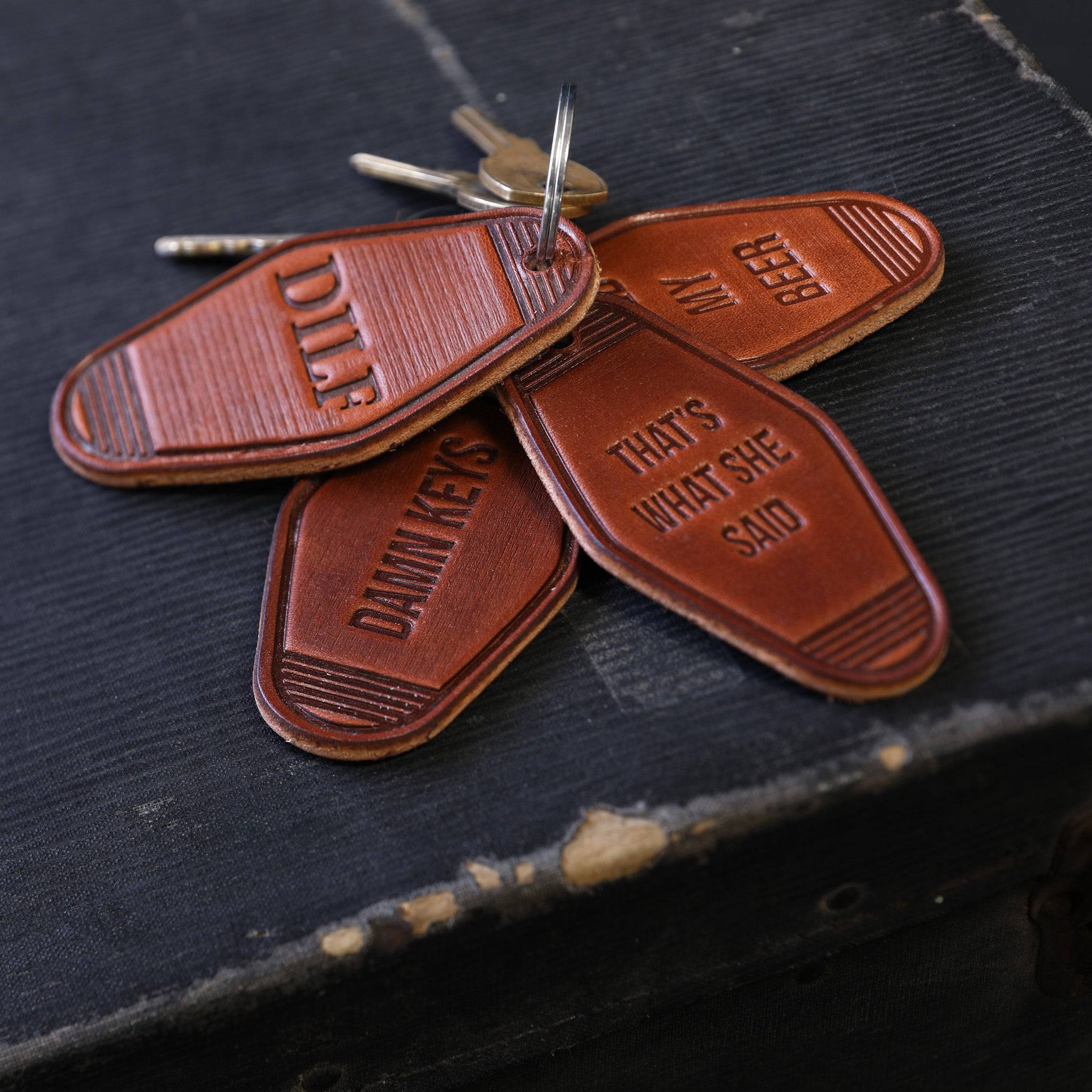 Dad's Keychain – Lifetime Leather Co